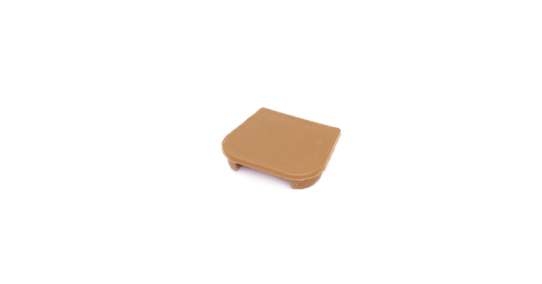 VersaFence Retrofit Aluminium Insert Cap - Teak For Concrete Posts