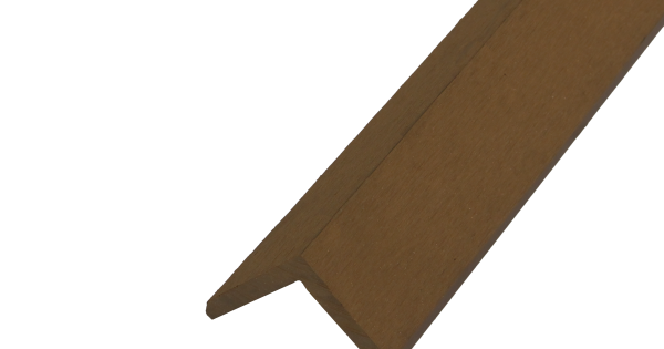 Oak 3.6m Composite Edging Trim 50mm L Shaped