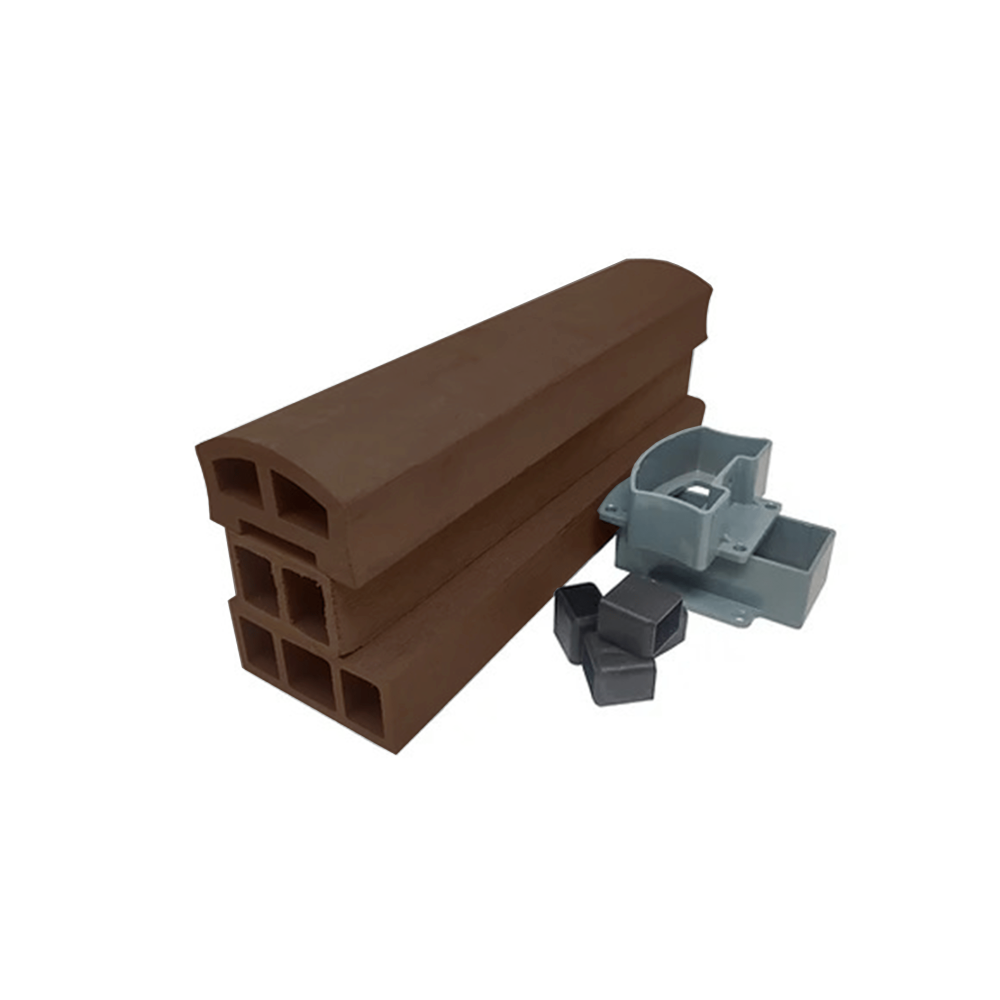 Oak Composite Balustrade Kit For Composite Decking