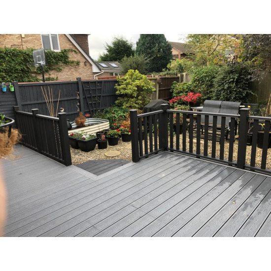 Charcoal Composite Balustrade Kit for Composite Decking
