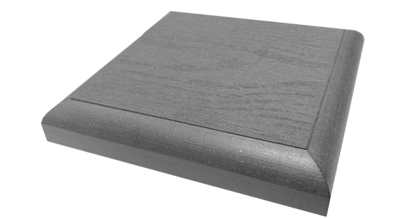 Grey Post Cap for Composite Decking