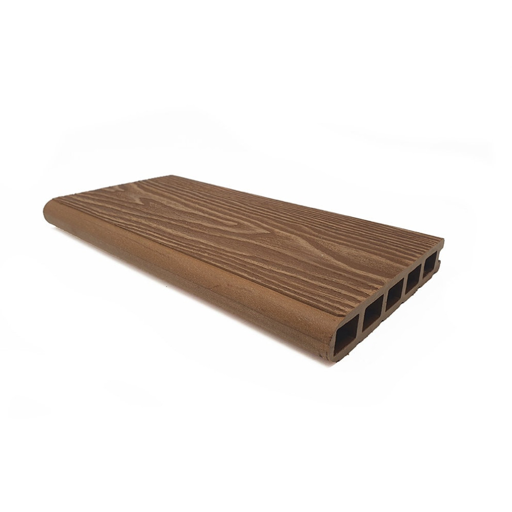 Teak Elegance 3.6m Bullnose Composite Decking Board