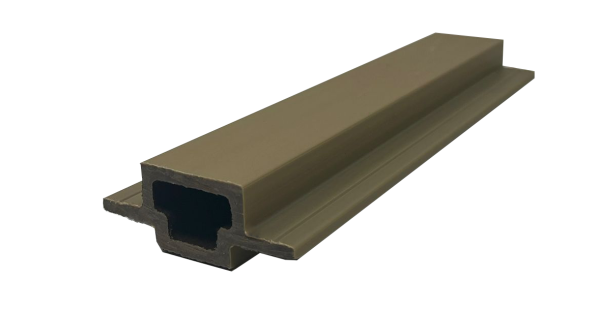 Natural Oak 2.5m Slatted Composite Cladding Acoustic Wall Connector Piece