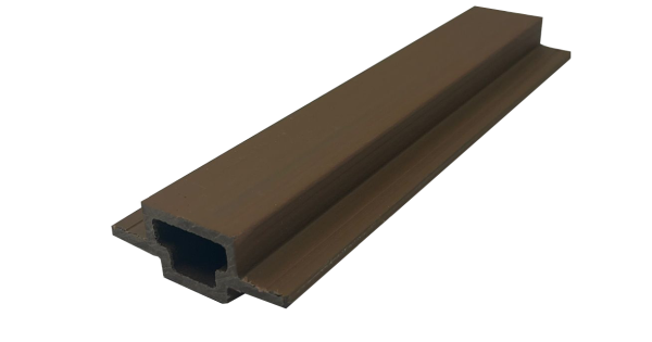 Spiced Cedar 2.5m Slatted Composite Cladding Acoustic Wall Connector Piece