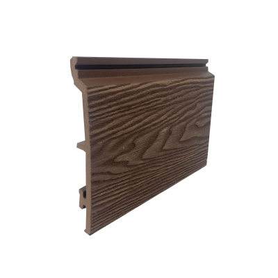 Oak 3.6m Composite Edging Trim 50mm L Shaped