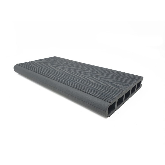 Anthracite Elegance Bullnose 3.6m Composite Decking Board