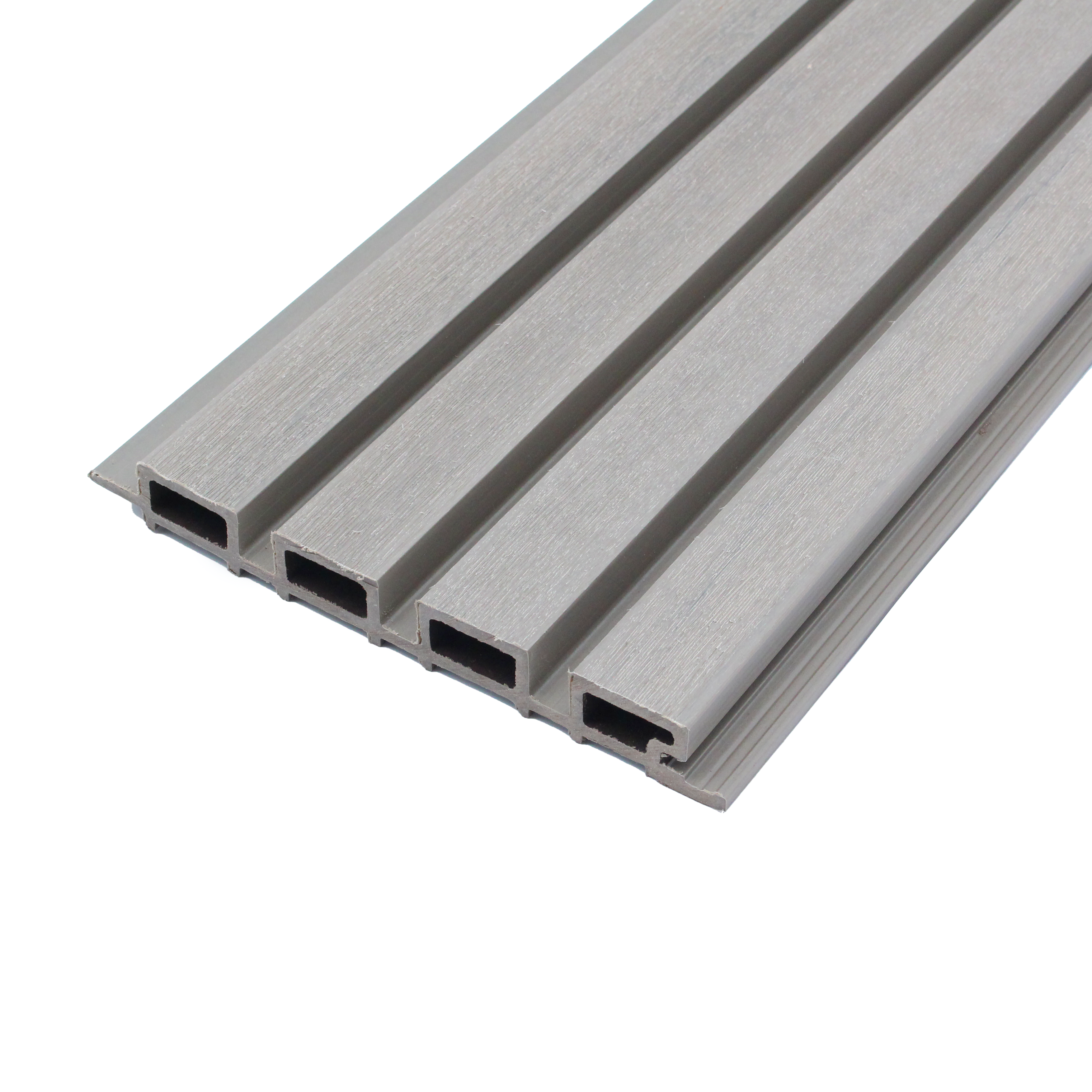 Misty Wood 2.5m Slatted Composite Cladding Acoustic Wall