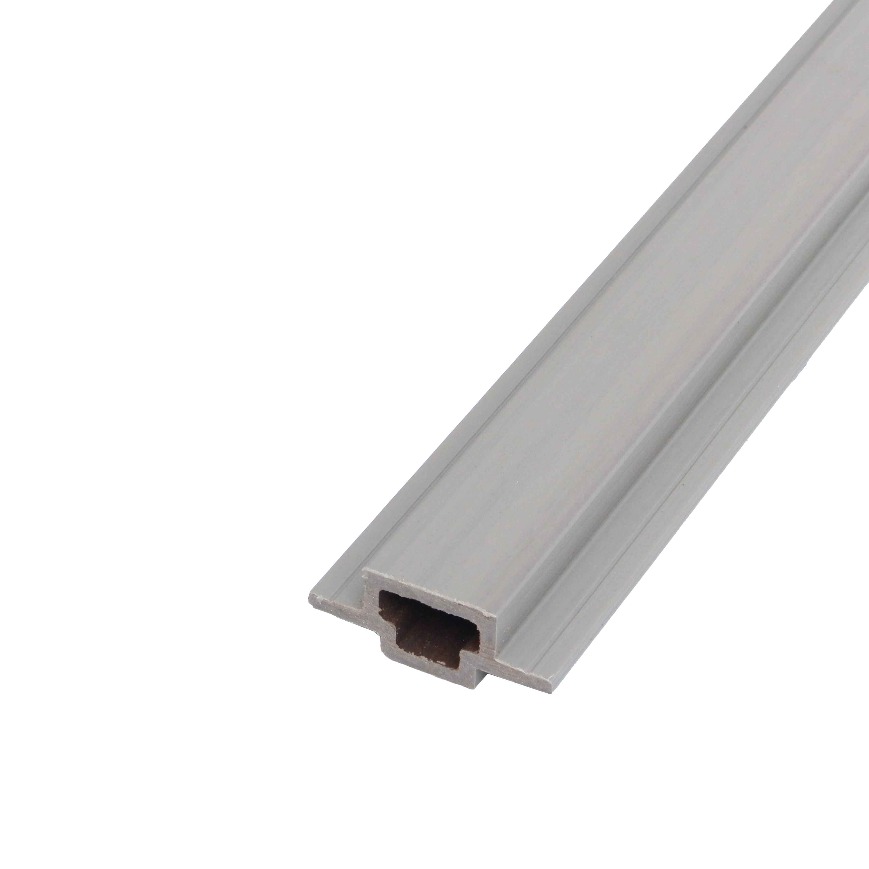 Misty Wood 2.5m Slatted Composite Cladding Acoustic Wall Connector Piece