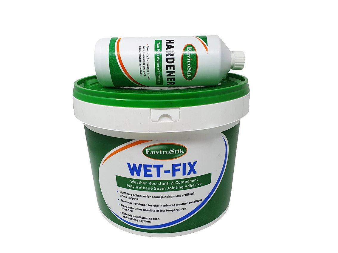 Wet-Fix 10kg Tub + Hardner Artificial Grass Glue