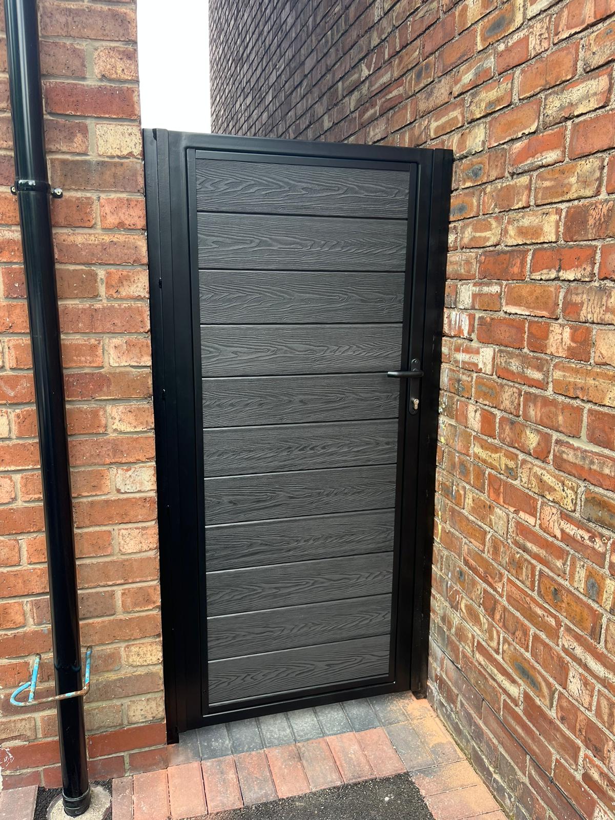 Composite Side/Pedestrian Gate