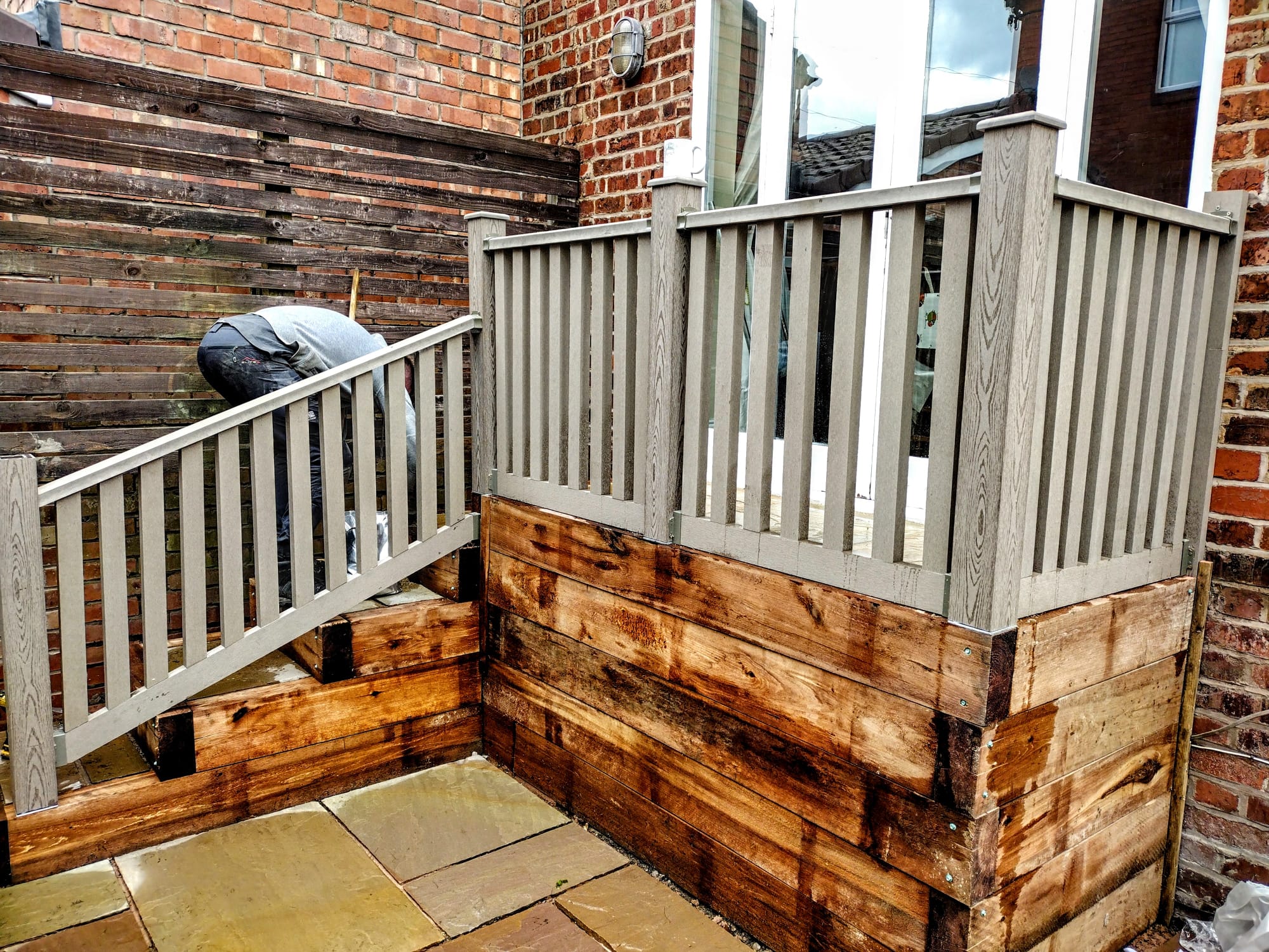 Mocha Composite Balustrade Kit for Composite Dekcing