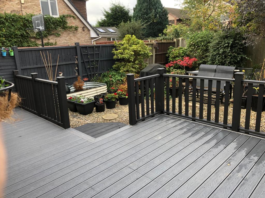 Charcoal Composite Balustrade Kit for Composite Decking
