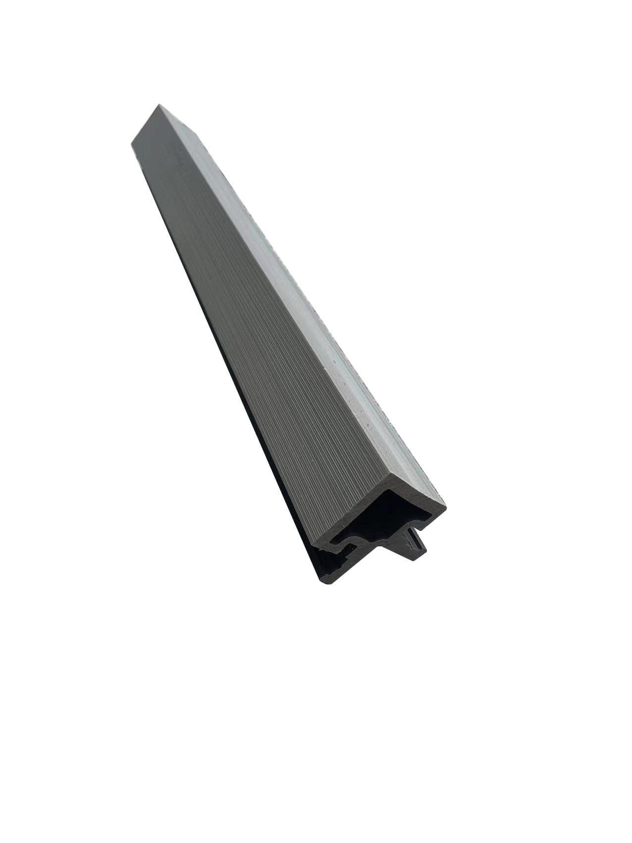 Misty Wood 2.5m Slatted Composite Cladding Acoustic Wall Corner Piece