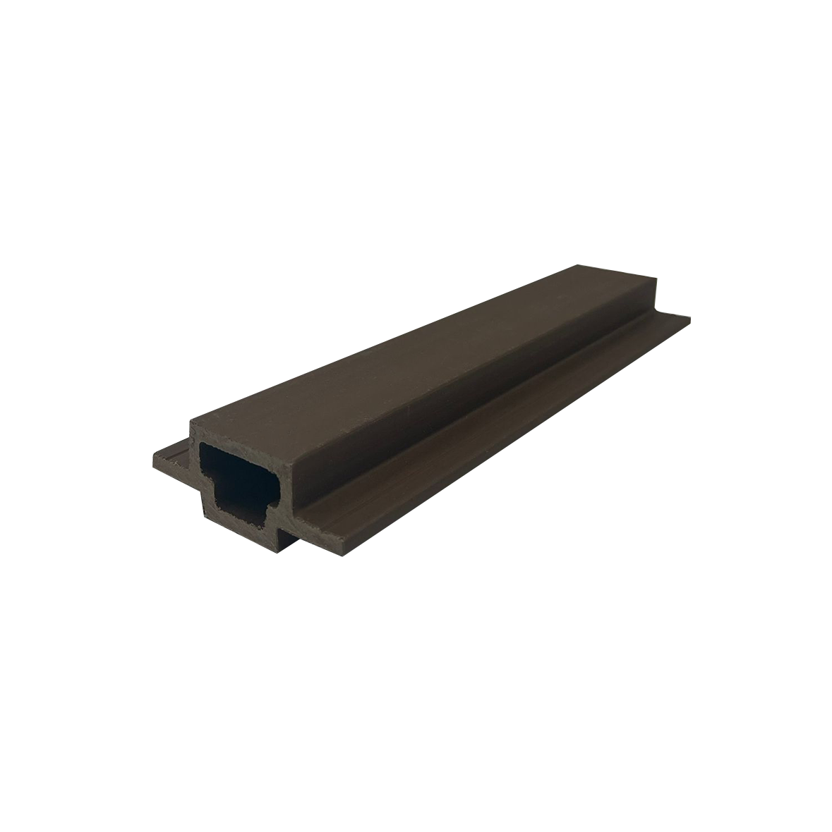 Walnut 2.5m Slatted Composite Cladding Acoustic Wall Connector Piece