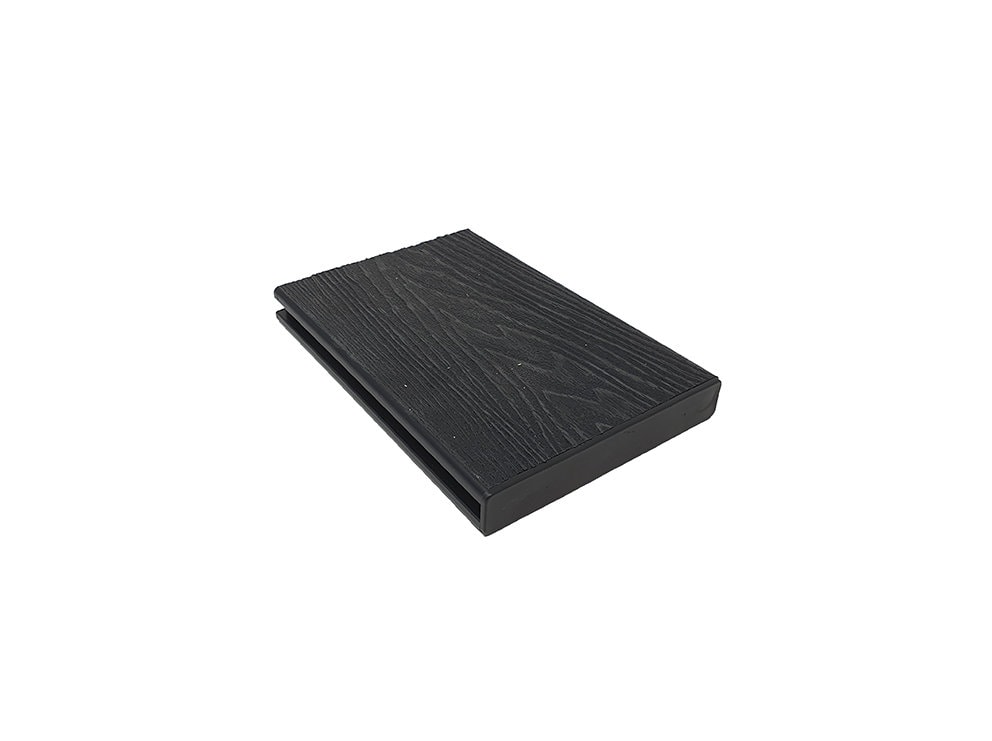 Charcoal Elegance Composite Decking End Cap