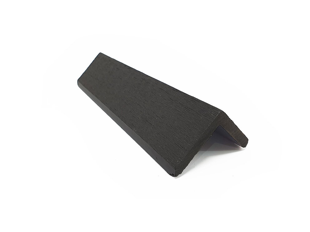 Charcoal 3.6m Composite Edging Trim 50mm L Shaped
