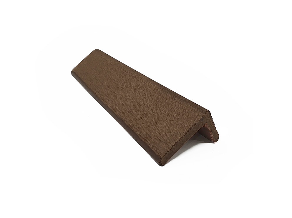 Oak 3.6m Composite Edging Trim 50mm L Shaped
