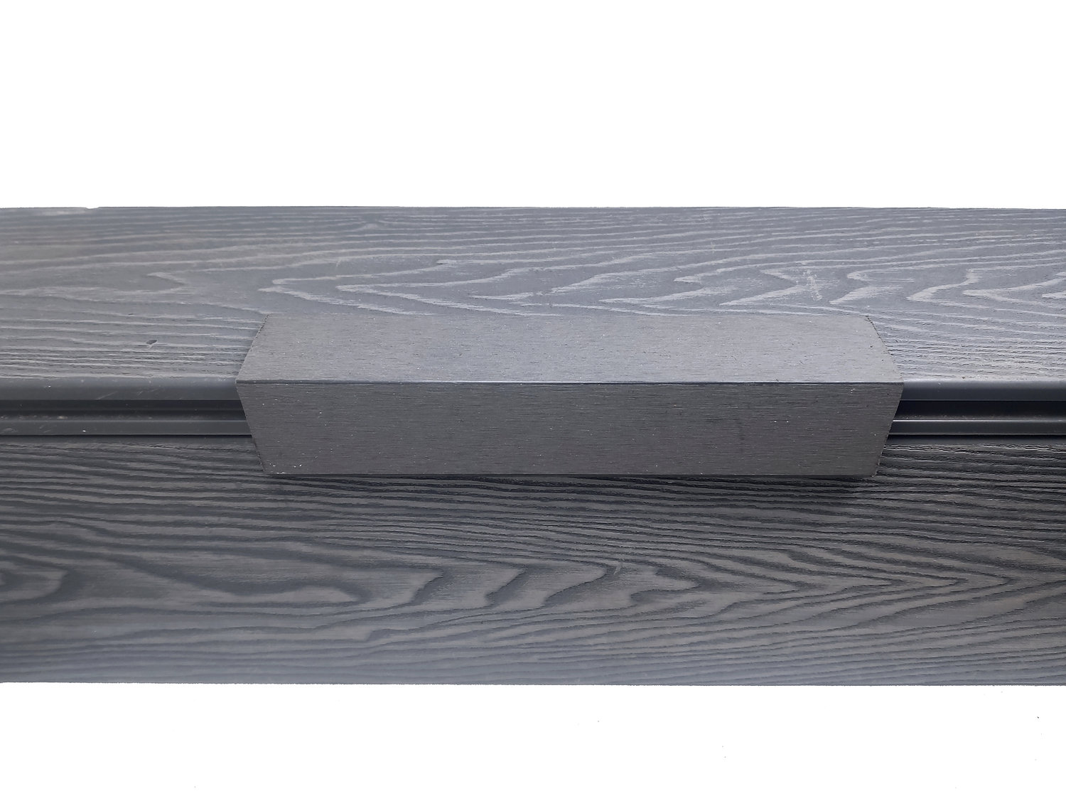 Slate 3.6m Composite Edging Trim 50mm L Shaped