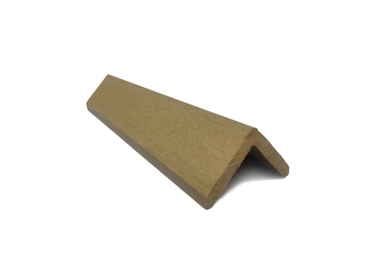 Maple 3.6m Composite Edging Trim 50mm L Shaped